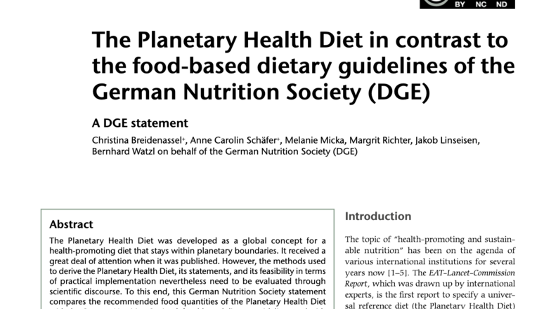 The German Nutrition Society | DGE
